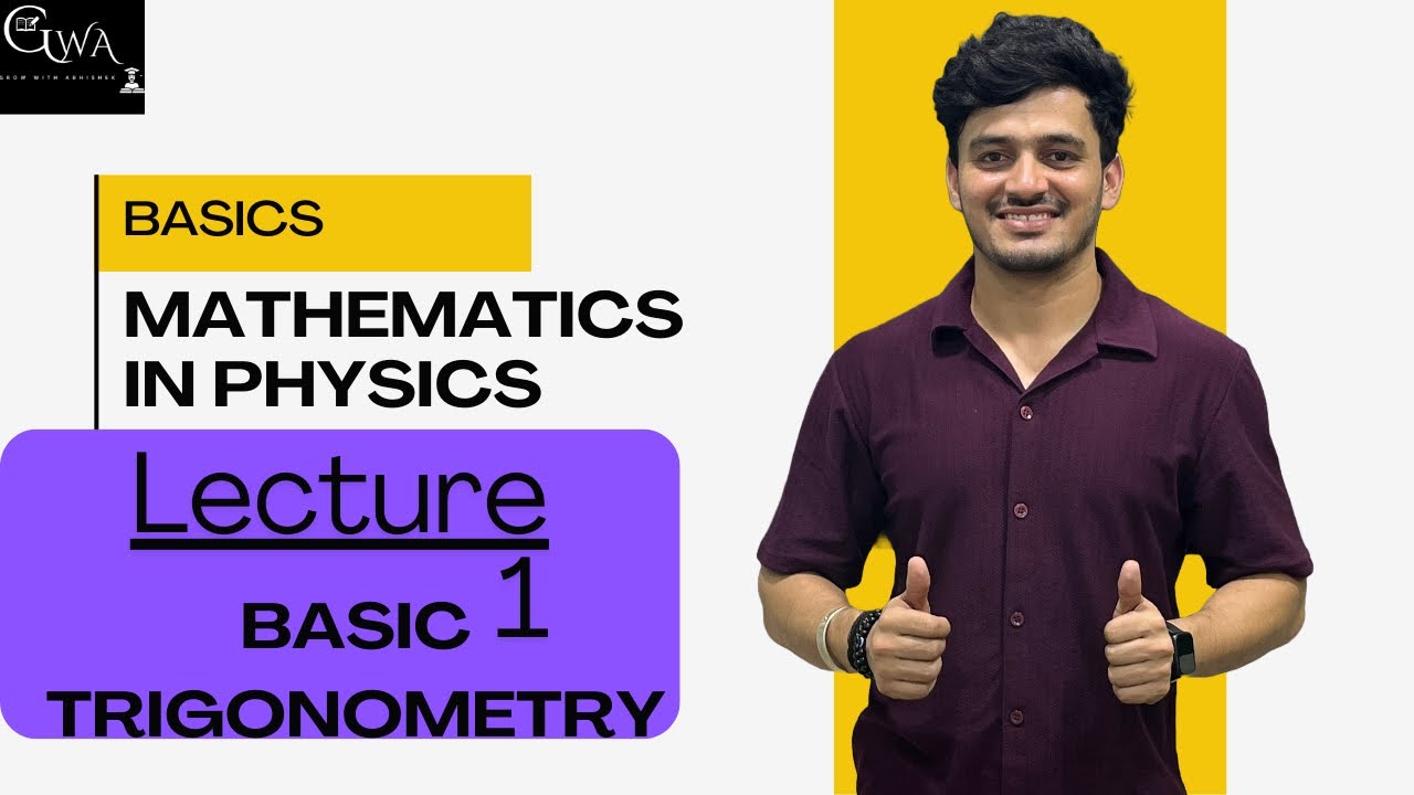 LECTURE NO. 1 Basic Trigonometry - YouTube