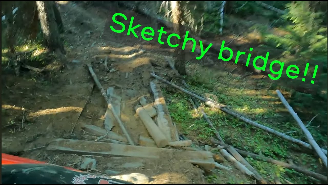Rimcock, Washington, Bridge Trail, off Camber and sketchy bridge ...