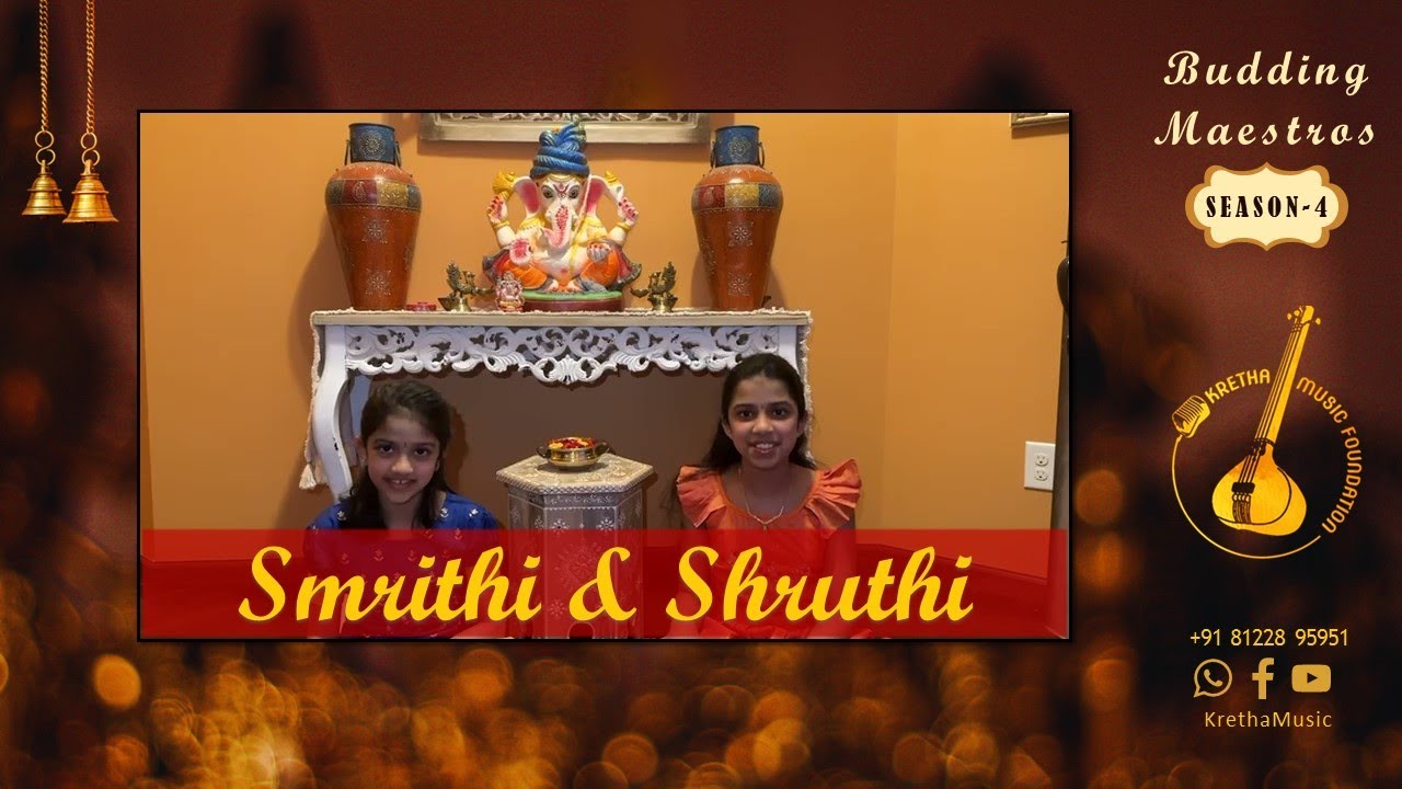 🌎 Smrithi & Shruthi Performance 🎙️ Budding Maestros Season 4🎶 Kretha ...