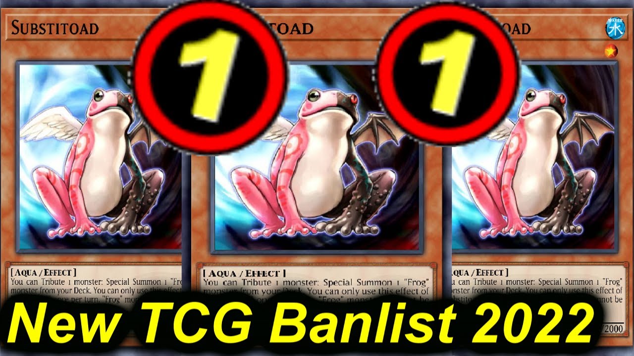 【YGOPRO】SUBSTITOAD - TESTING OLD BROKEN CARD - NEW TCG BANLIST OCTOBER ...