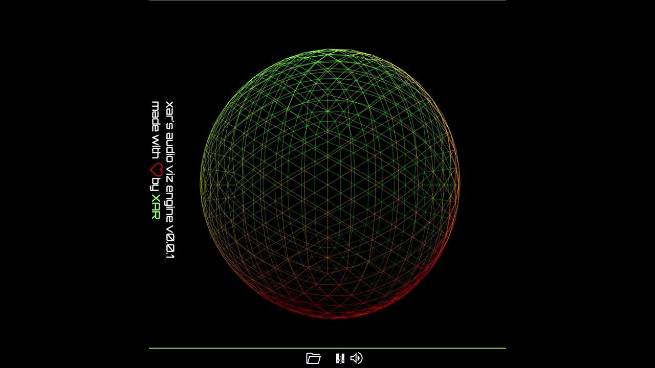 audio-viz, experiment , audio reactive sinusoidal functions applied on ...