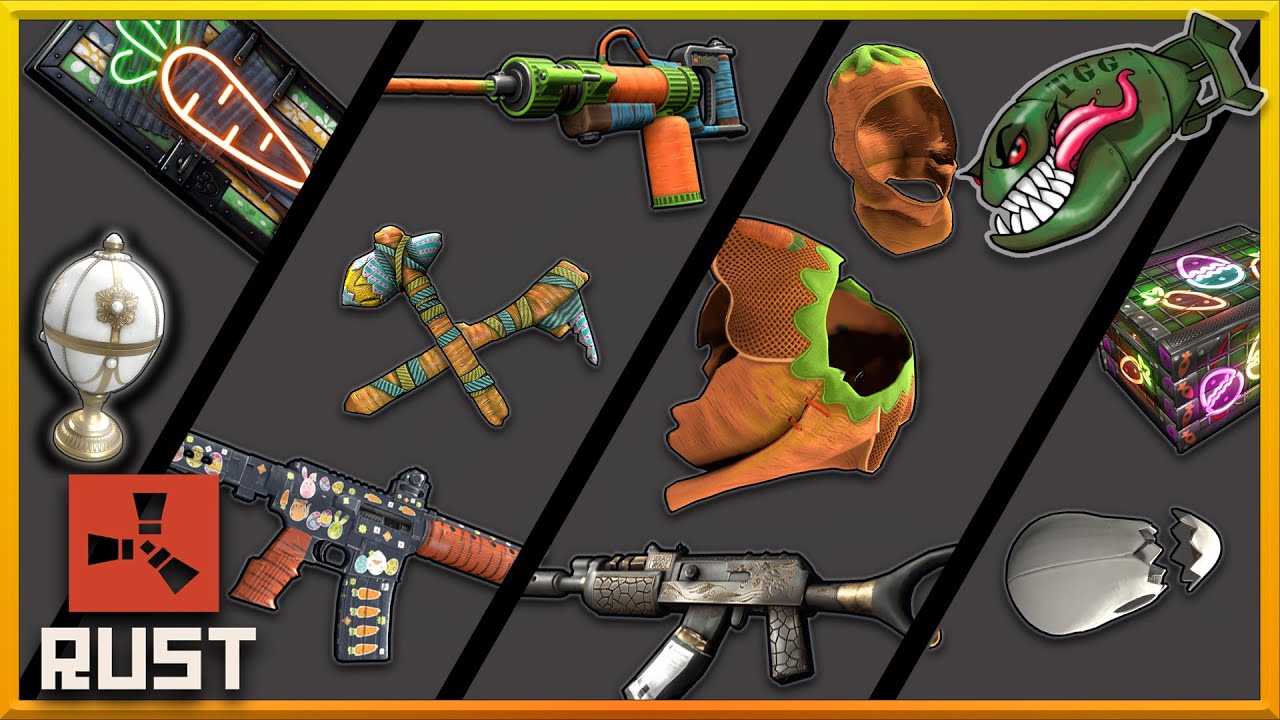 Rust Skins | Easter 2023 Week 2 - Darker than Dark AR, Easter Stone ...