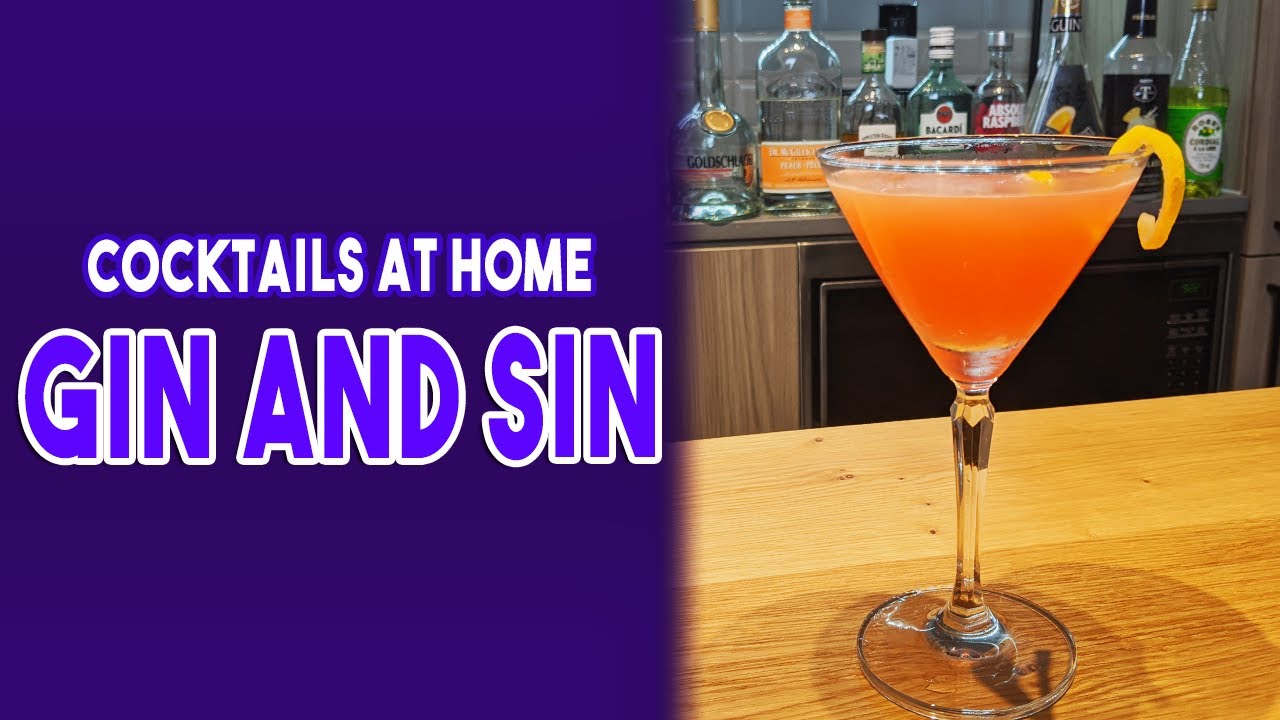 Simple Gin Recipe - How to make the Gin and Sin - YouTube