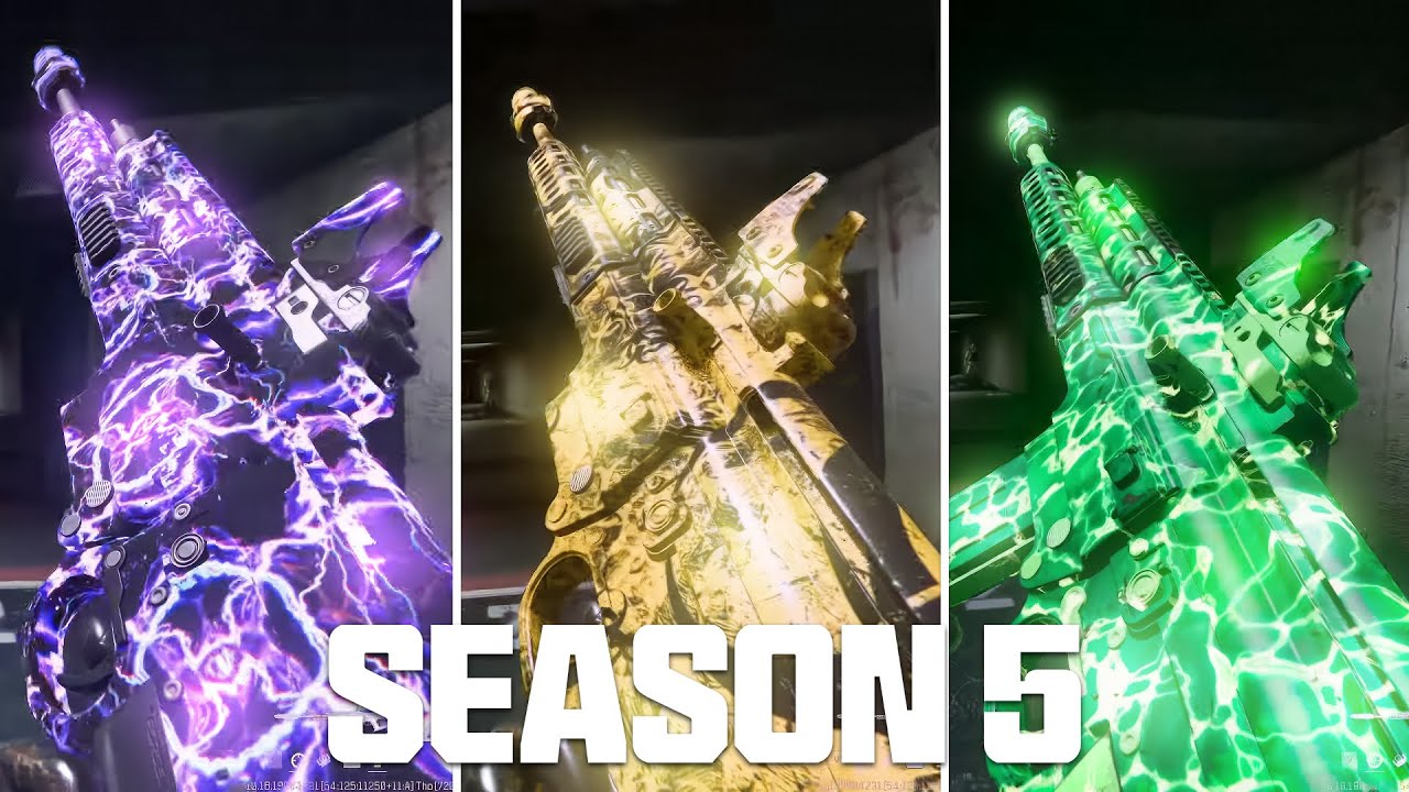 How To Unlock ALL 20+ Animated Camos in Season 5! (EARLY CAMO GAMEPLAY ...