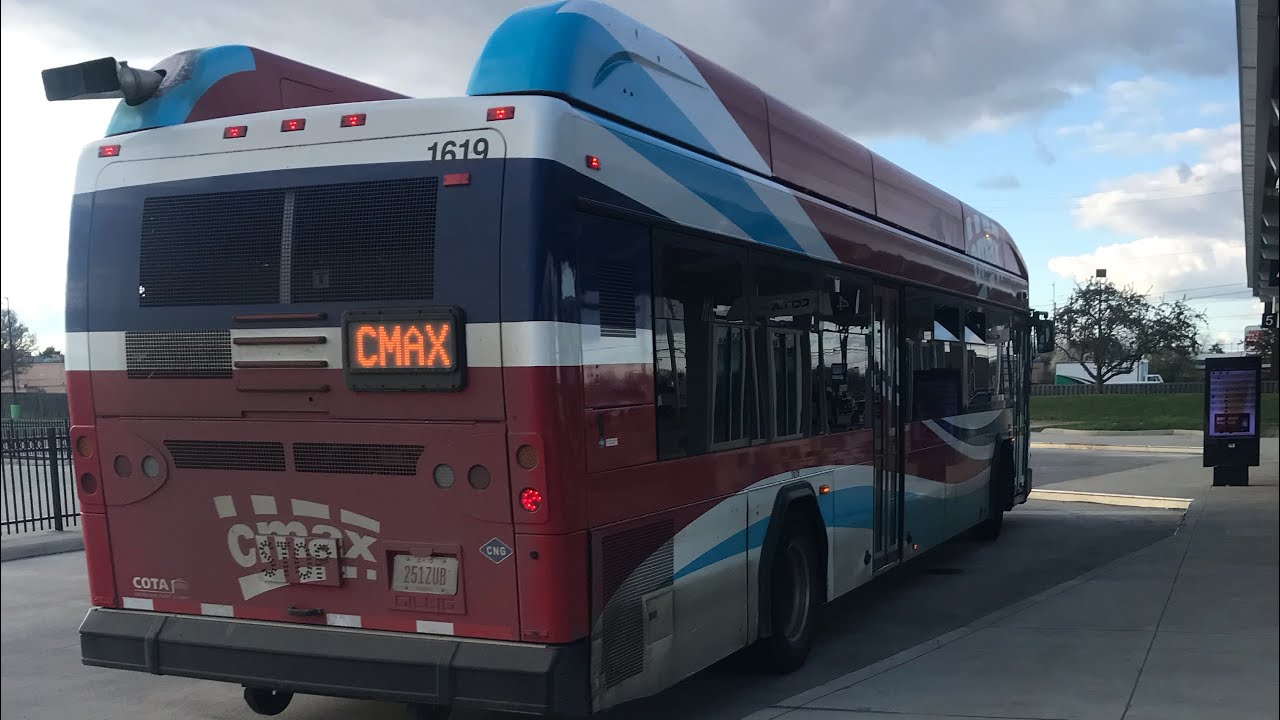 COTA BUS 1619| 2016 Gillig Advantage LF CNG BRT PLUS|| CMAX NORTH TO ...