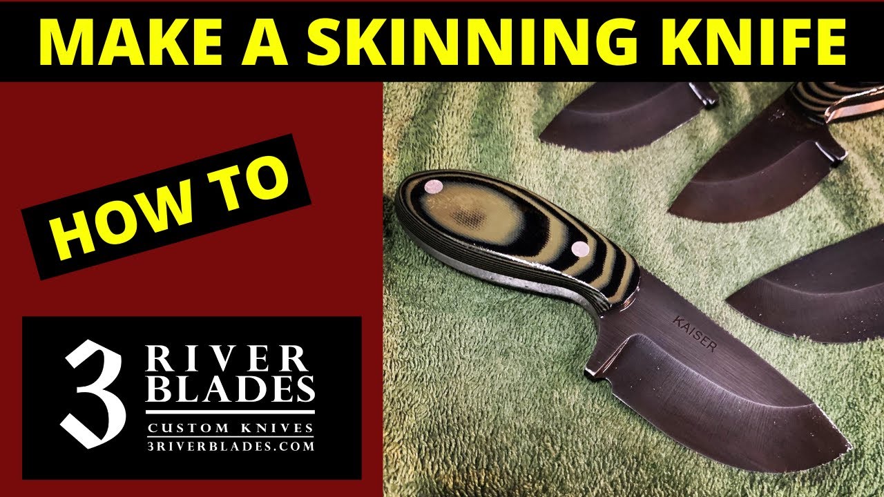 Knife Making The Mosquito How to make a Skinning Knife ! - YouTube