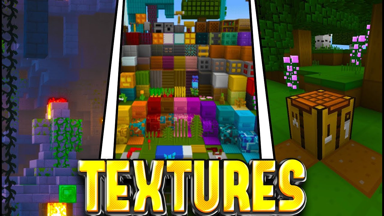 ¡MEJORES! texturas para Minecraft bedrock 1.21 PE - YouTube