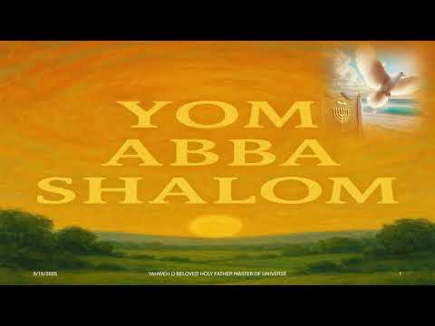 YAHWEH NUMBER ONE ABBA