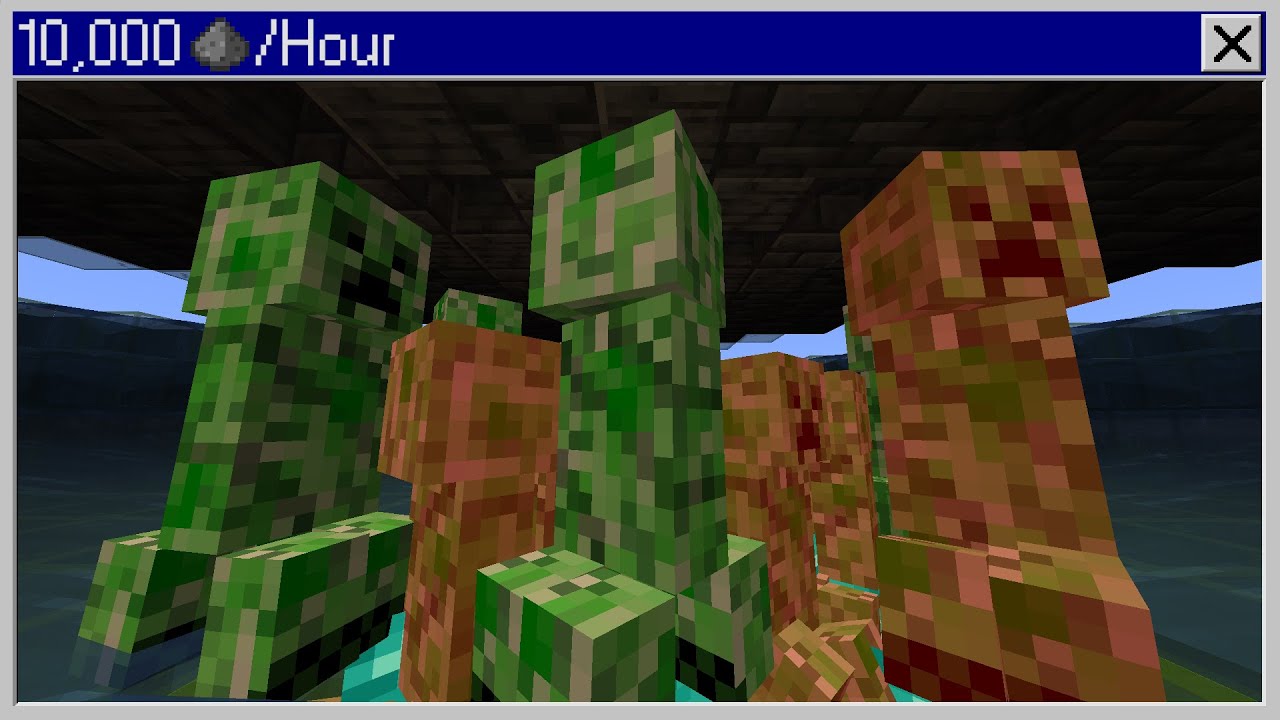 Building a MEGA Creeper Farm in my Minecraft Forever World - YouTube