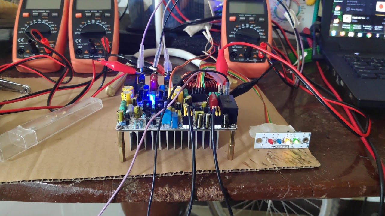 Discrete Class D through hole version - YouTube