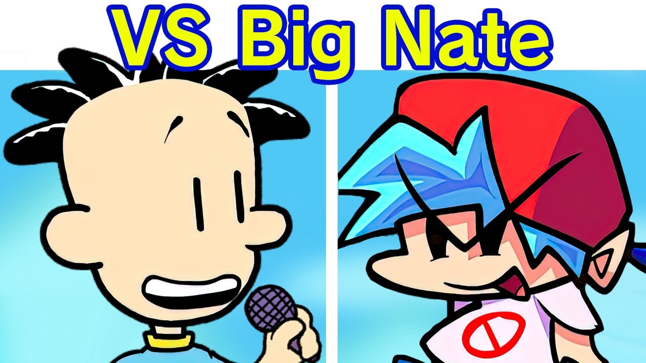 Friday Night Funkin' VS Big Nate Week | Full song on Hard (FNF Mod ...
