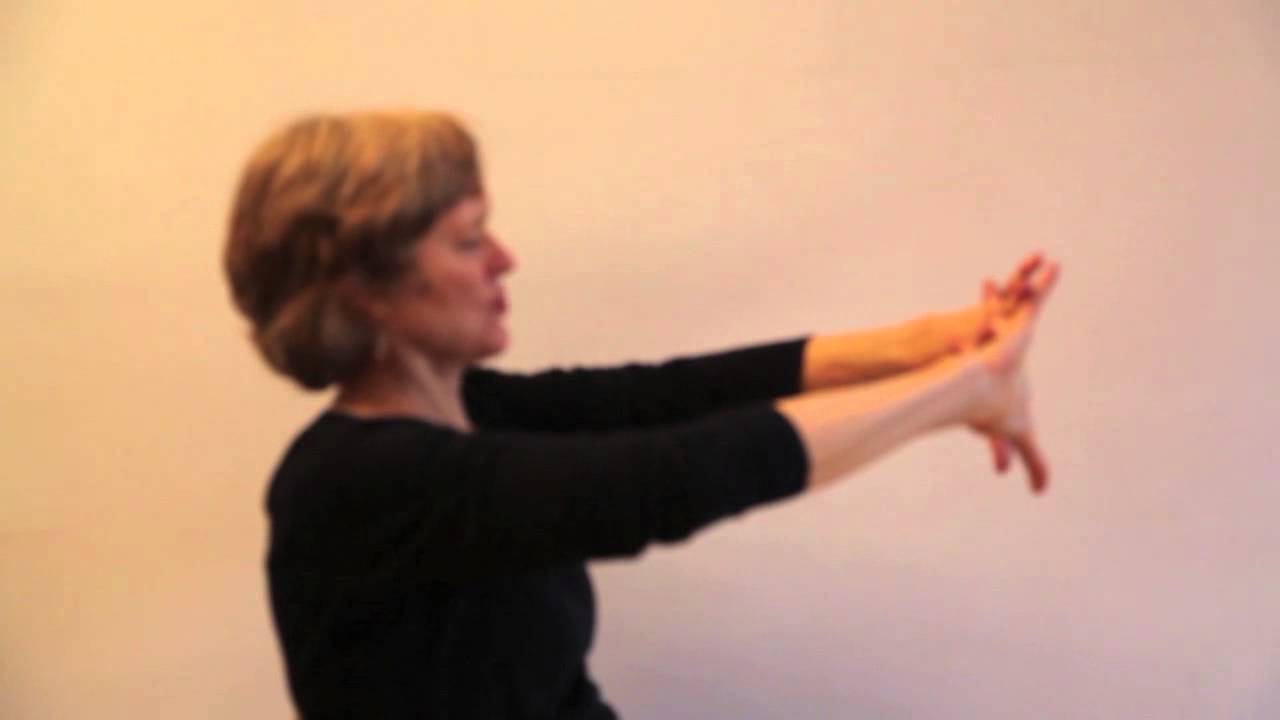 Interlace Stretch Palm Forward Exercise - YouTube