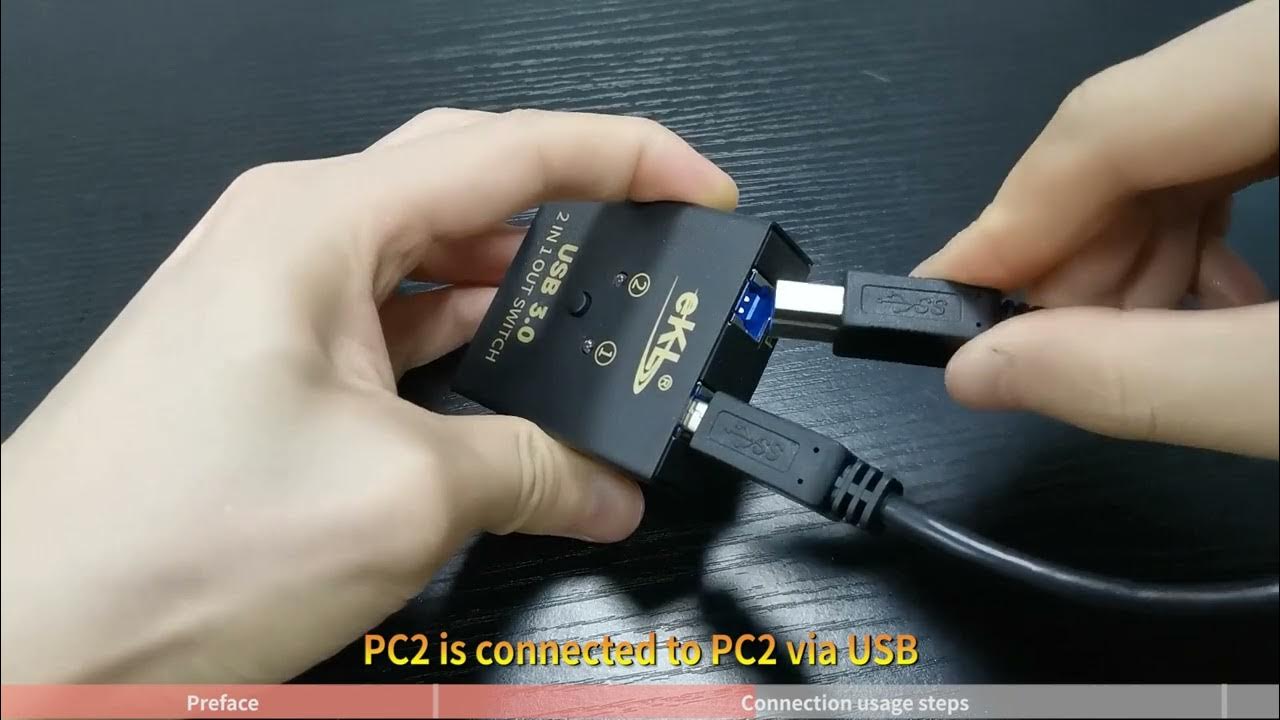 How can two computers use a printer with only one USB interface? - YouTube