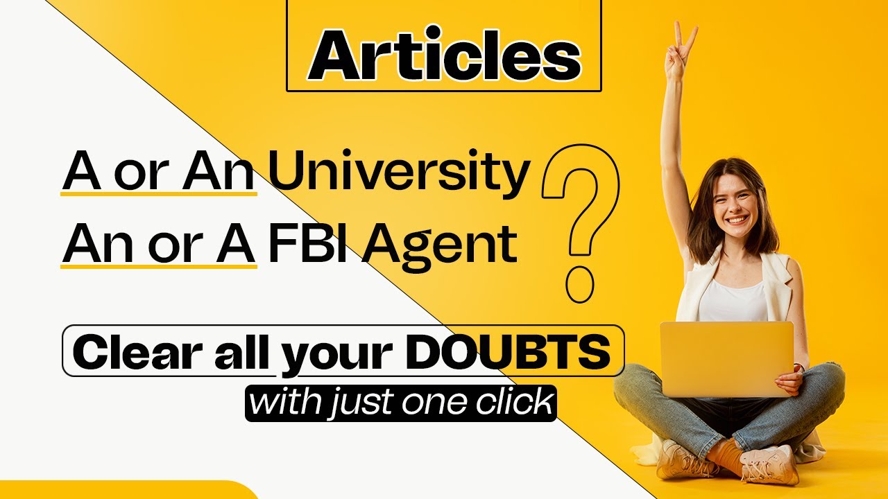 Articles | Definite and Indefinite Articles | A/An | Grammar | - YouTube