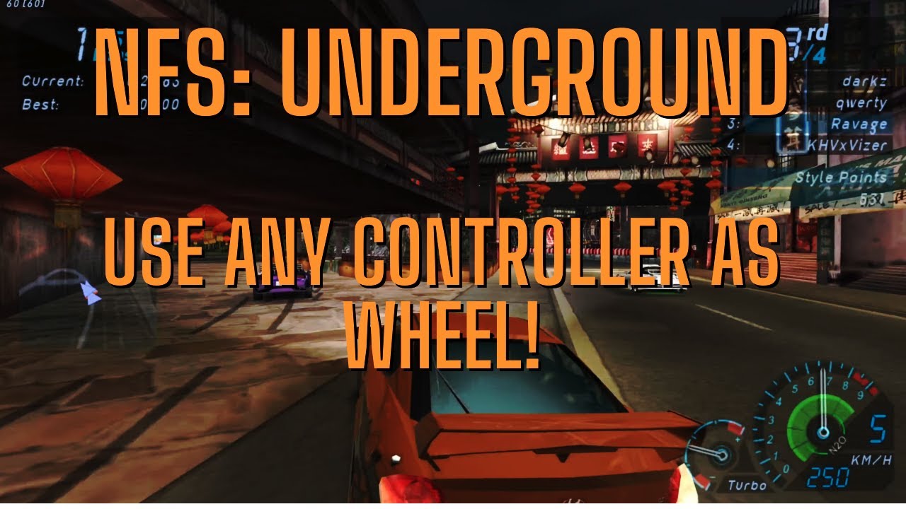 How to Make NFS Underground Detect Your Gamepad as a Steering Wheel ...