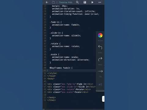 CSS Animation effects tutorial | HTML | CSS | #learn #html #css #coding #tutorial #trending # ...
