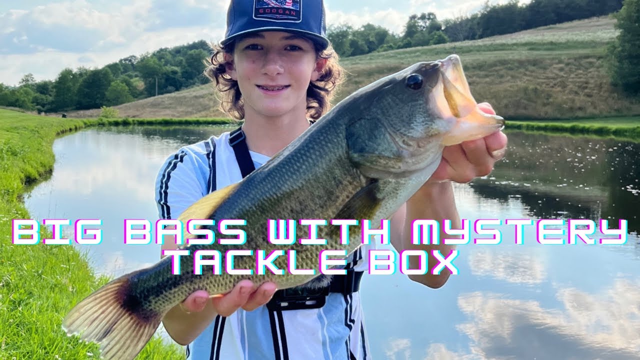 Using Mystery Tackle Box to Catch MONSTER Fish (Fishing Challenge ...