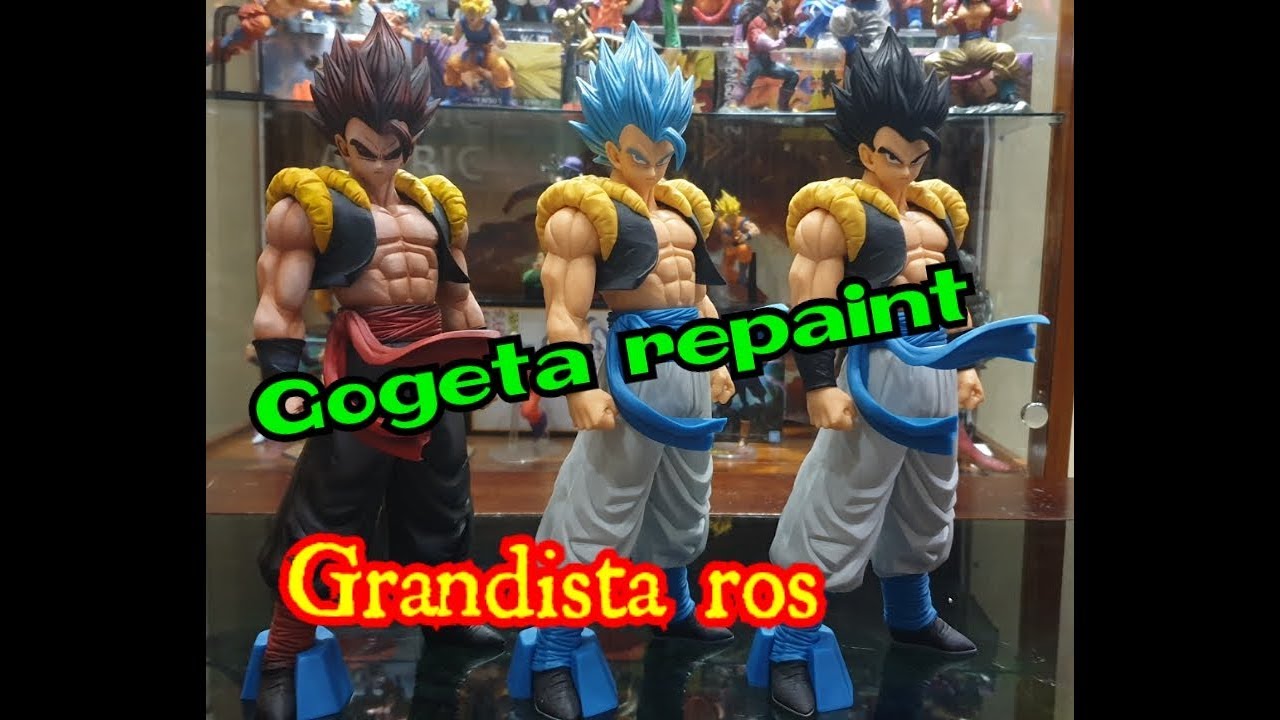 #dragonball. Grandista ROS gogeta repaint - YouTube