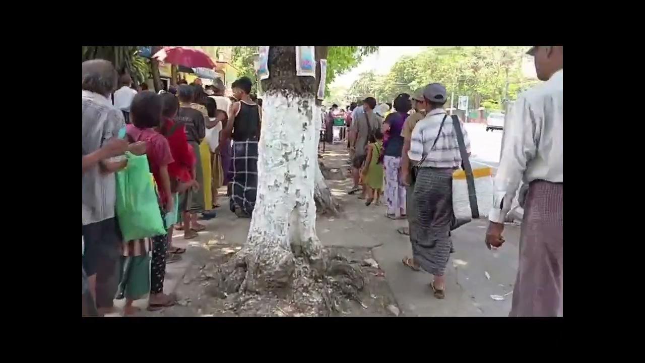 29 March24 သရက်တောကျောင်းတိုက် သဘာဝတရားရိပ်သာ၌ နေ့စဥ် ထမင်း ဟင်း အဟာရဒ