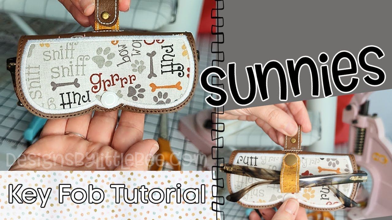 Sunnies Fob Tutorial - Sunglasses or Reading Glasses Key Fob Tutorial ...