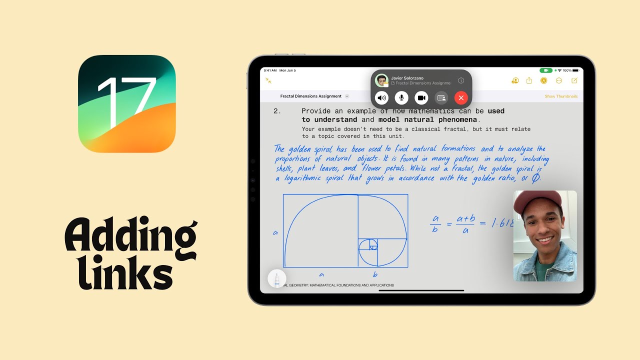 Apple Notes update: how to add links to your notes | iPadOS 17 - YouTube