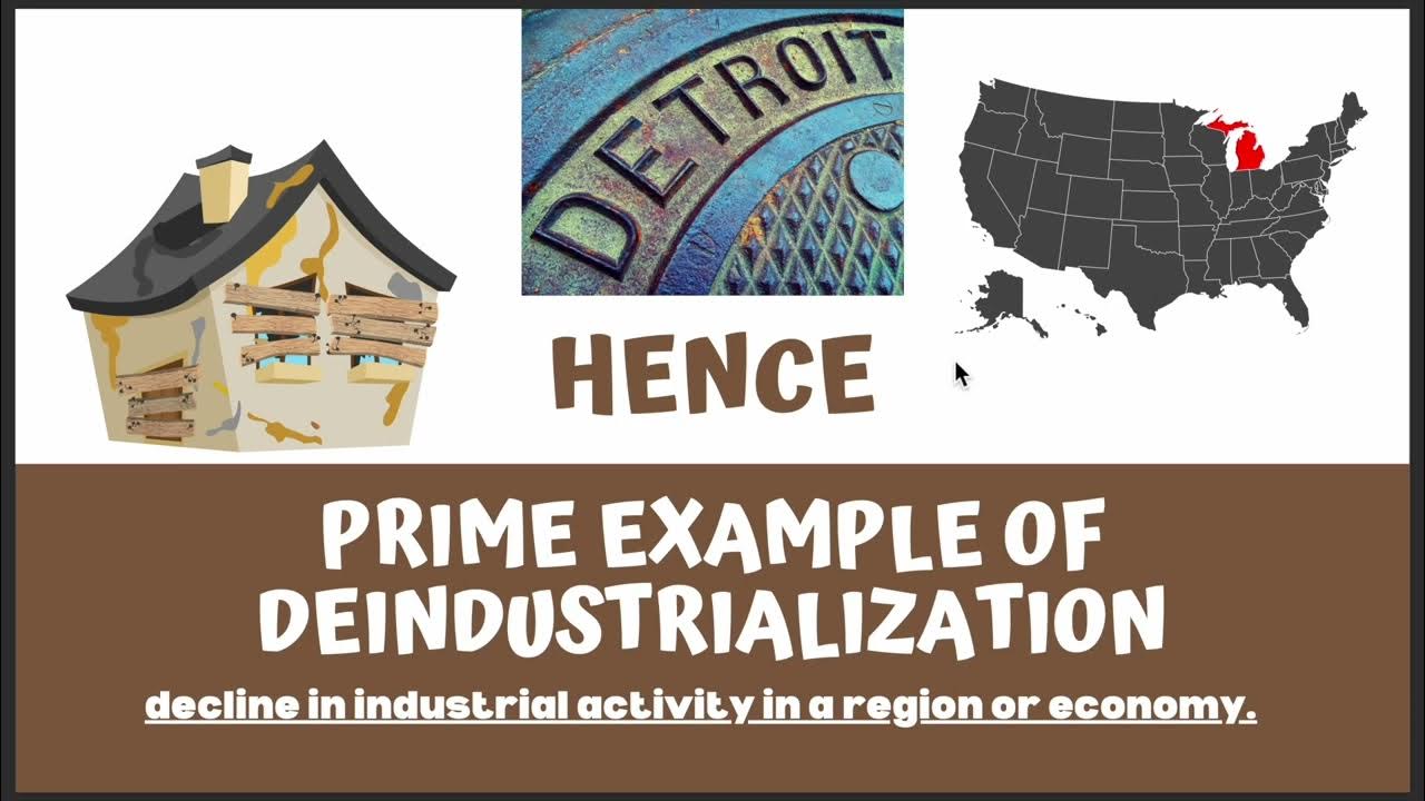 Geography CASE STUDY: Rise and Fall of DETROIT deindustrialization ...