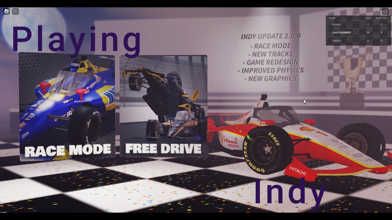 Playing Indy in Roblox - YouTube