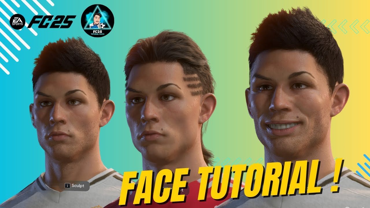 EA FC25 - Cristiano Ronaldo ( CR7 ) Face - Pro clubs Face Creation ...