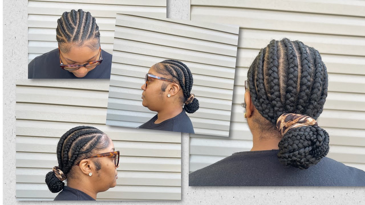 DIY feed in braids tutorial…My first time 🤞🏾 - YouTube