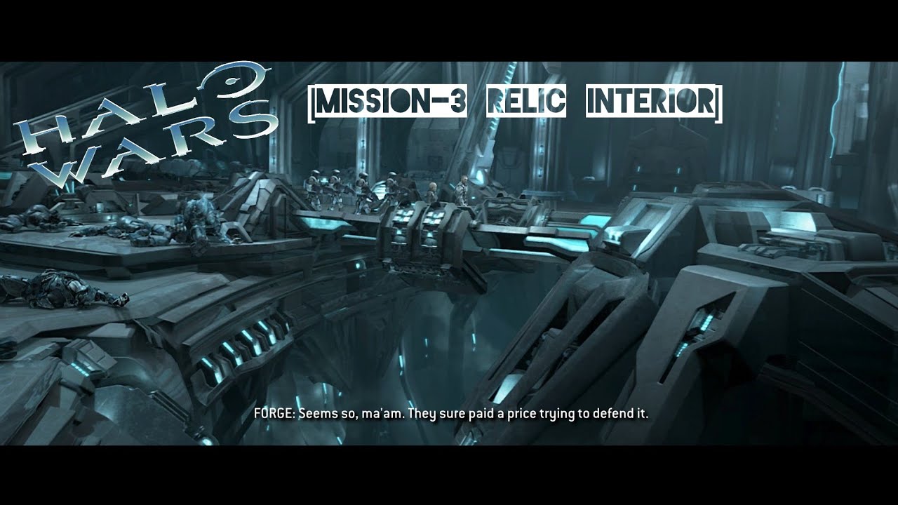 Halo Wars Campaign [Mission-3 RELIC INTERIOR] tanks - YouTube