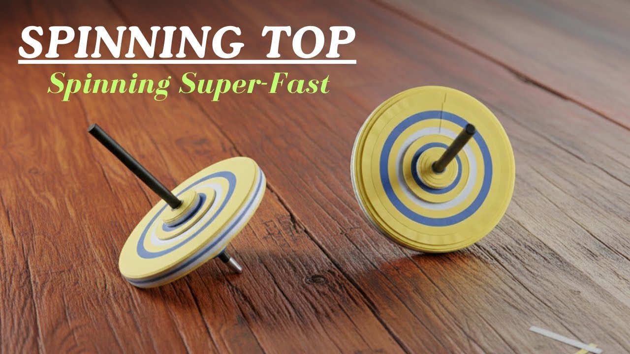 How to Make a Paper Spinning Top | Easy DIY - YouTube