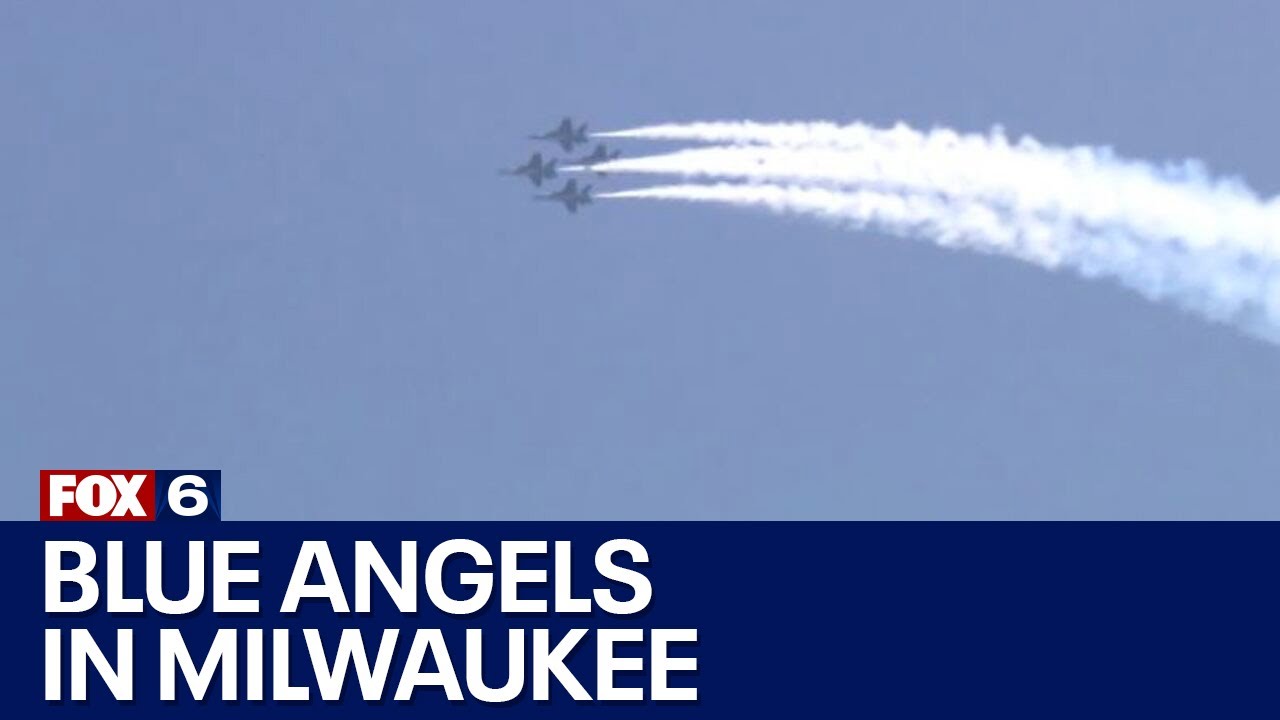 Milwaukee Air & Water Show: Blue Angels perform Sunday | FOX6 News ...
