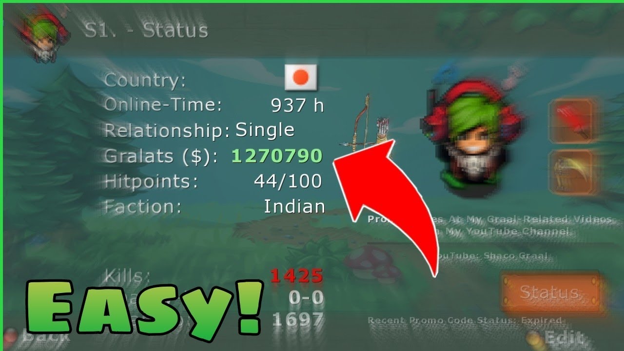 GRAAL- HOW TO GET 1 MILLION GRALATS | GRAALONLINE OL'WEST - YouTube