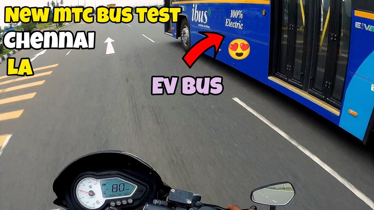 😍MTC Electric Bus Spotted🥵 in Chennai👌 | Motor Tamizha - YouTube