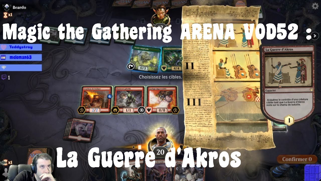 Magic the Gathering ARENA VOD52 : La Guerre d'Akros - YouTube