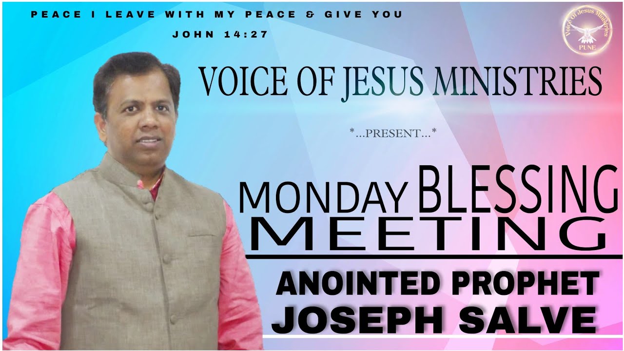 God prospers you in your difficult times||Prophet.Joseph Salve||Monday ...