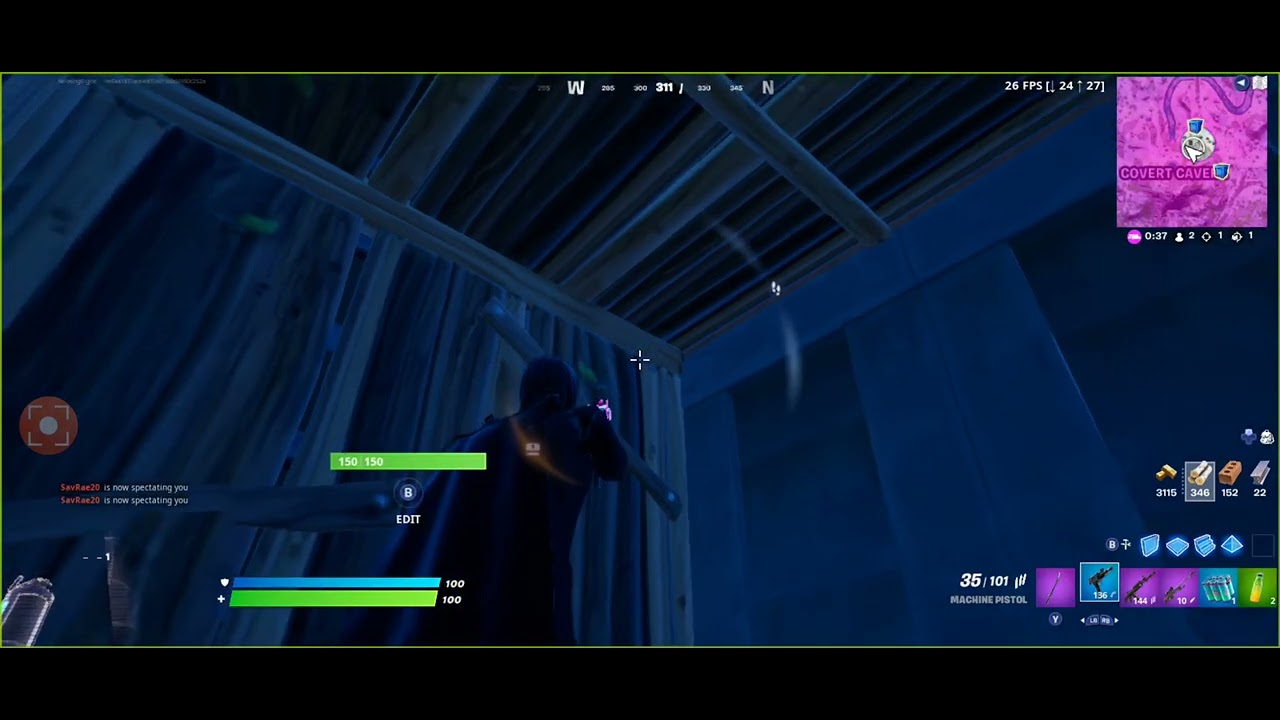 John Wick's "covert" win at Covert Cavern. 87th Fortnite win of ch3 s1 ...