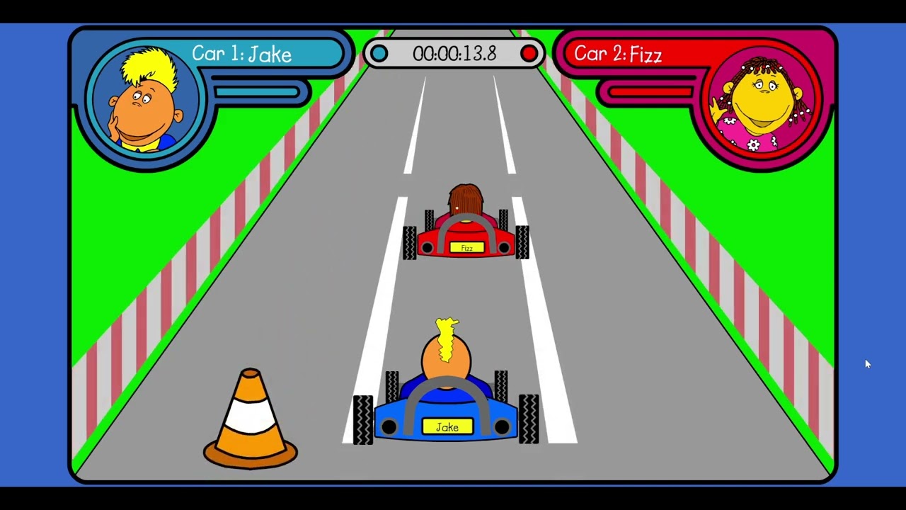 Tweenies: Vroom Vroom! Racing Game - Flash Games - YouTube