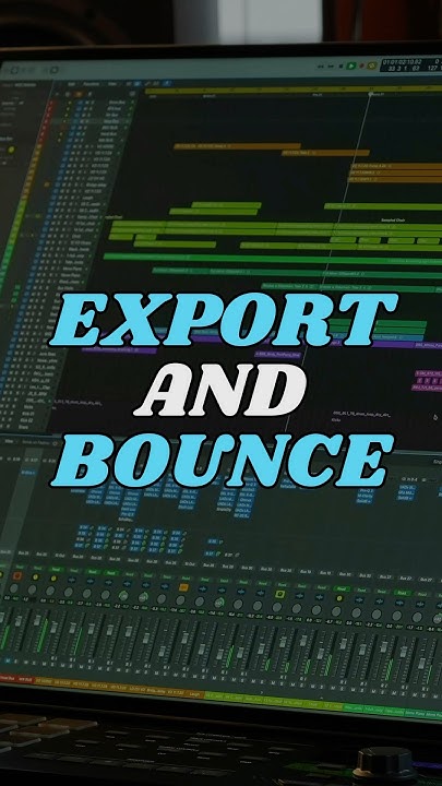 Export and Bounce on Logic Pro X 🖥️ #audiomixing #logicprox #musicproducer #audio #audioediting ...
