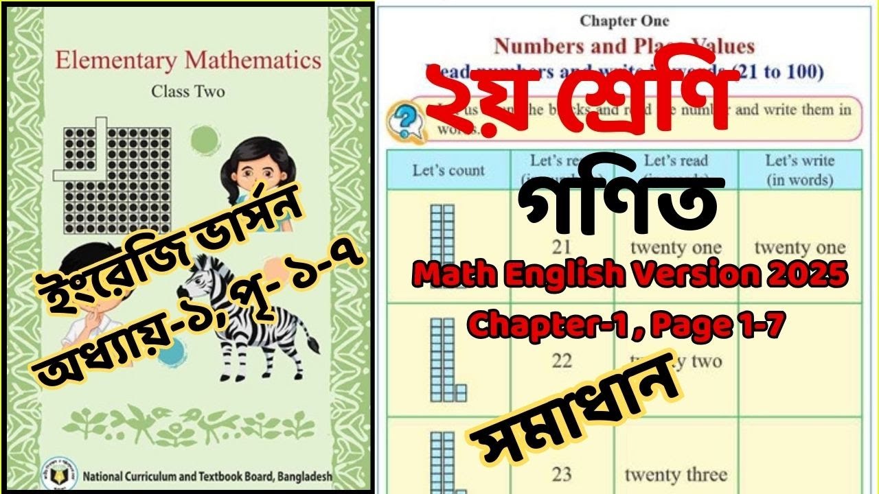 Class 2 Math English Version 2025 Chapter-1 Page 1-7 | ২য় শ্রেণির গণিত ...