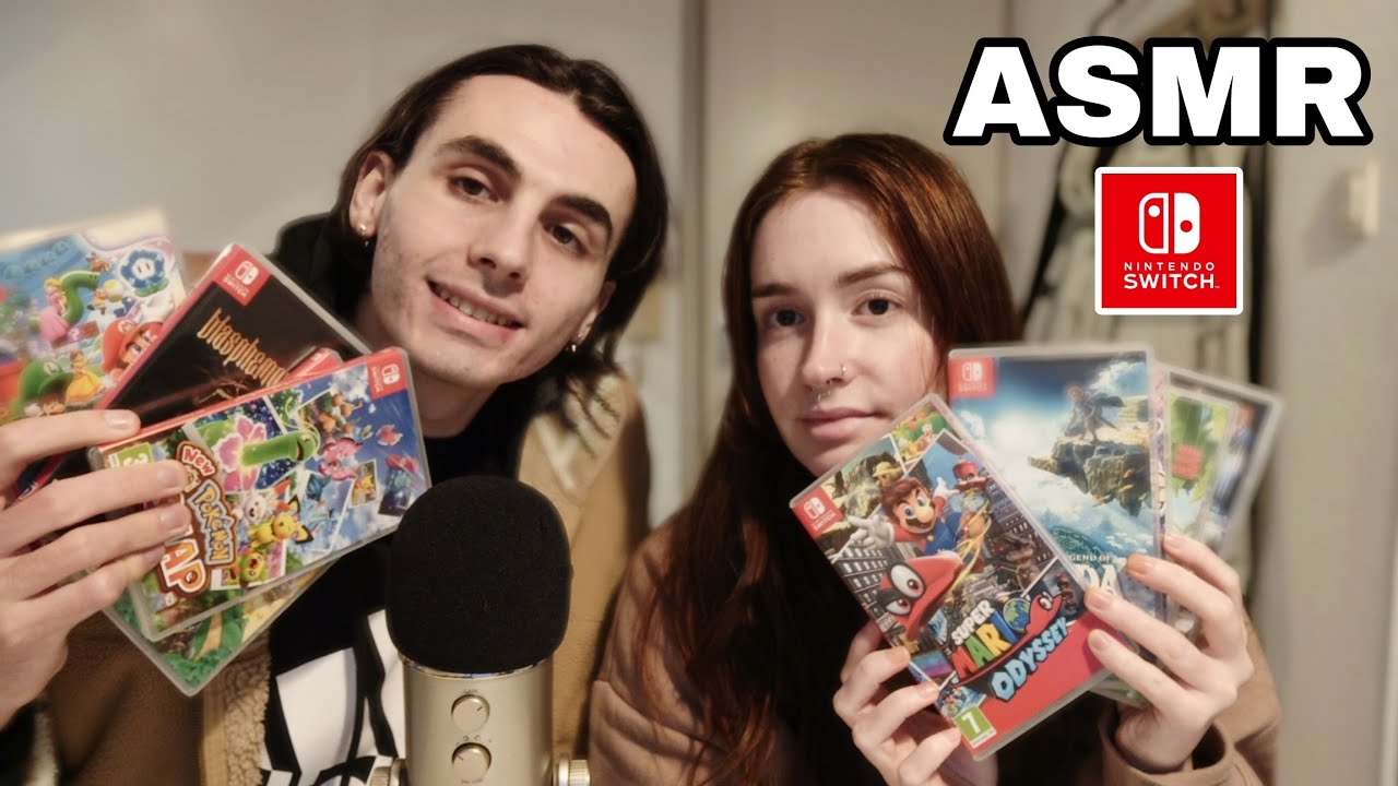 ASMR NOTRE COLLECTION DE JEUX SWITCH - ASMR FR - YouTube