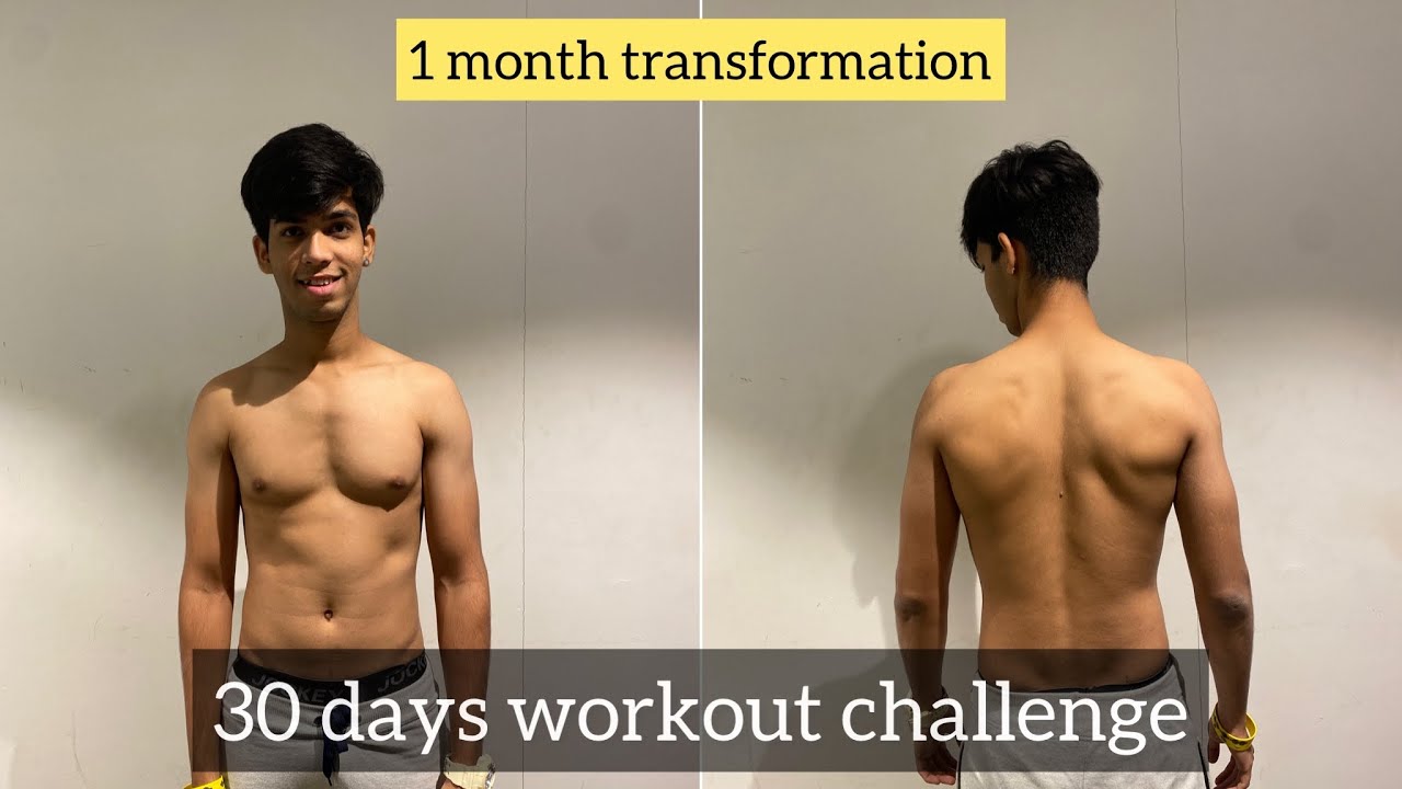 1 MONTH BODY TRANSFORMATION || 30 day Challenge || workout chan ...