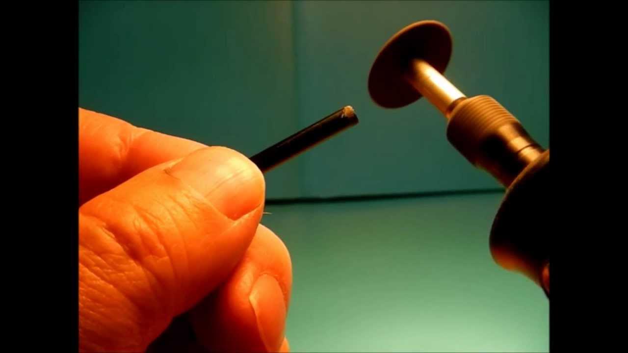 Make a Nail Knot tool And Tie a Nail Knot - YouTube