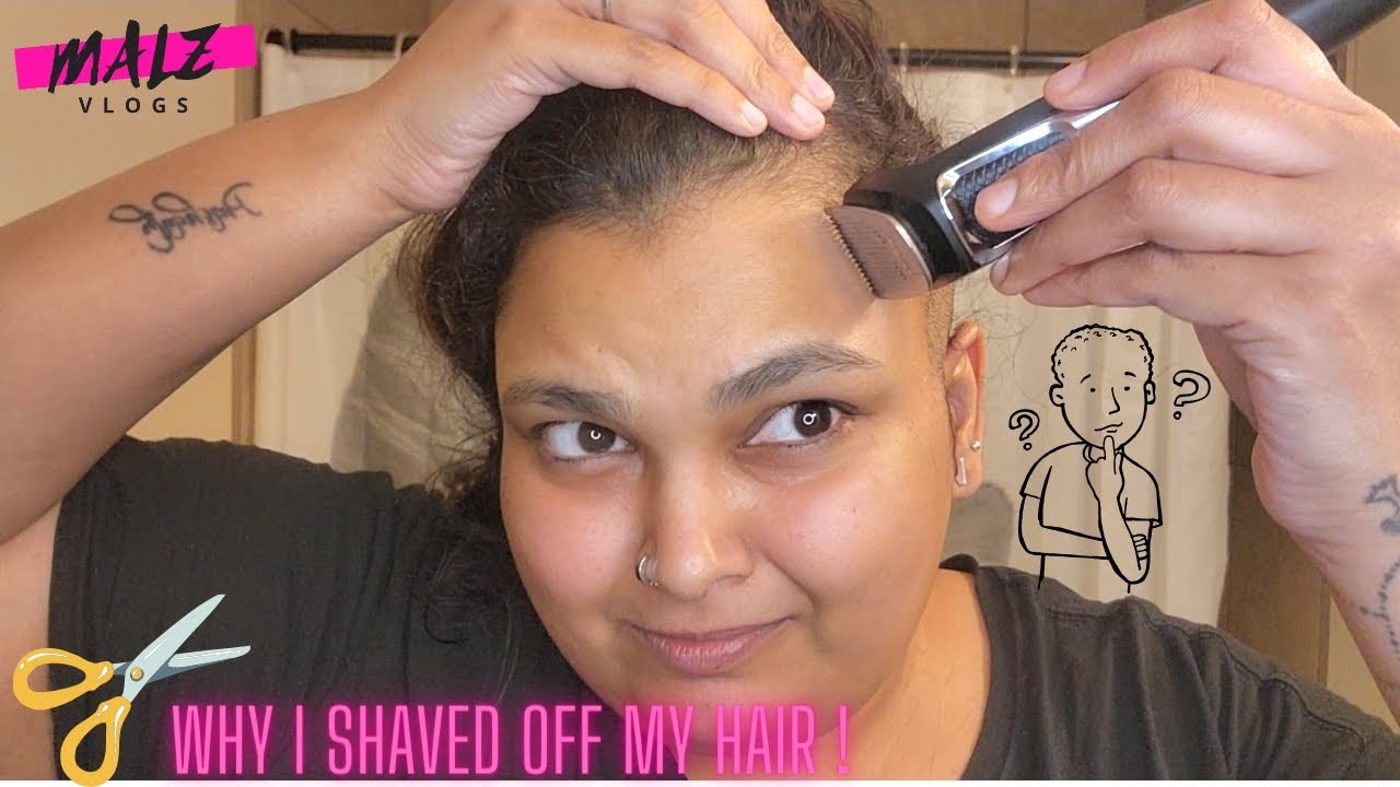 WHY I SHAVED OFF MY HAIR ! | BALD HEAD | NEW YEAR TRANSFORMATION - YouTube