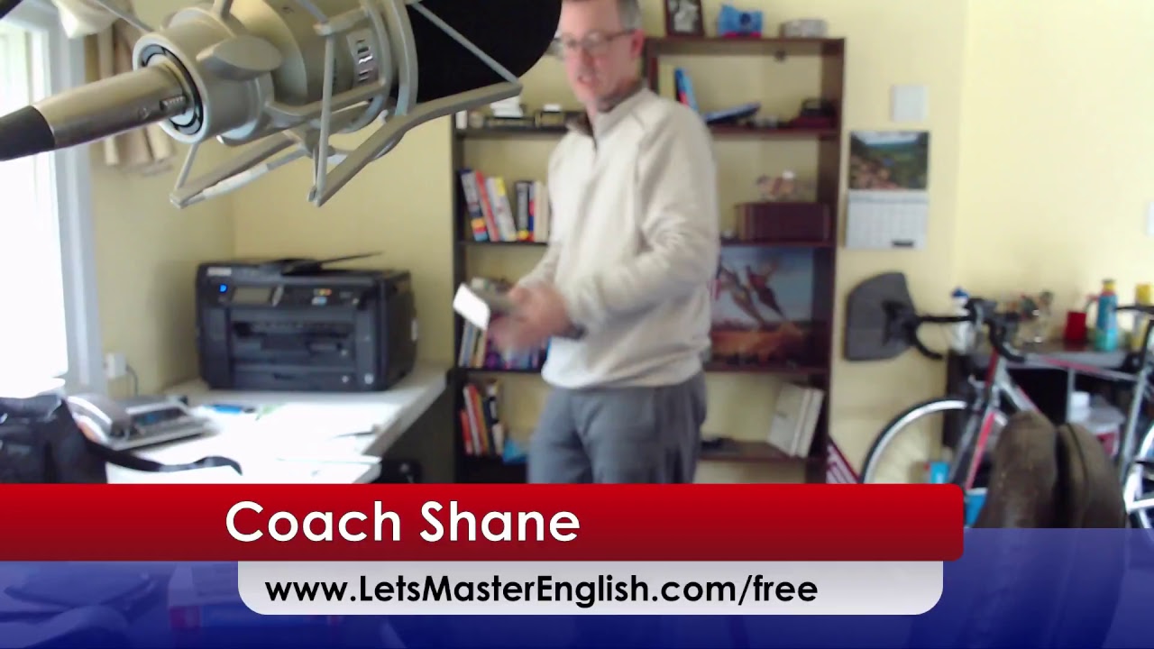 Let's Master English LIVE Episode 74 Coach Shane's ESL Live Stream ...