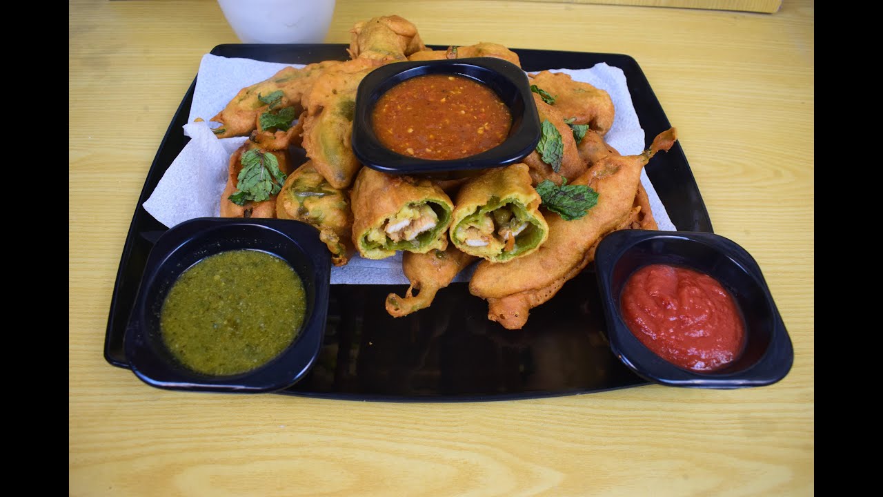 Chicken Cheese Hari Mirch Pakore by Lubna's Food Recipe - YouTube