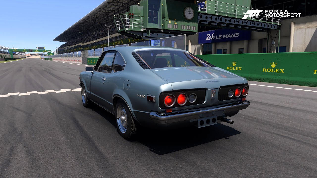 Forza Motorsport . Mazda RX-3 '1973' . Car Test Drive Burnout Speed ...