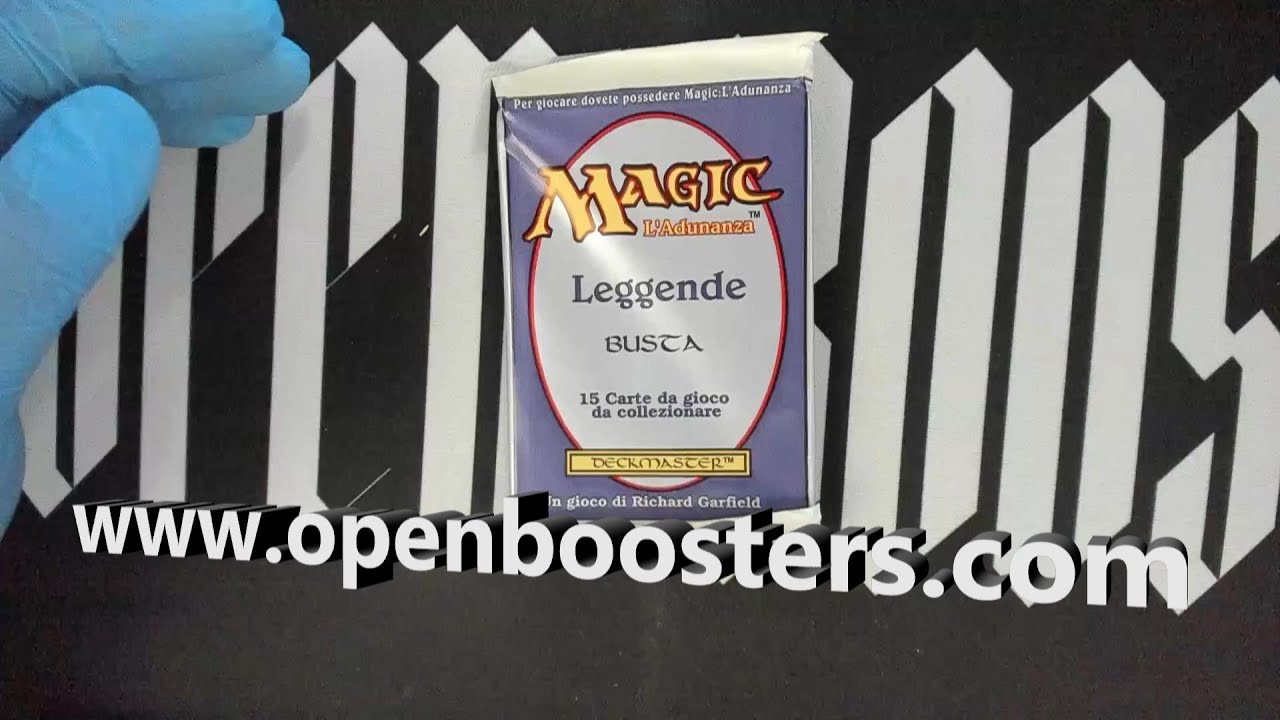 Italian Legends opened! Let's see some ancient cards of Legends! - YouTube