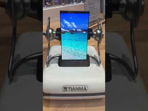 As Seen at Display Week 2019: Tianma Foldable OLED Device - YouTube