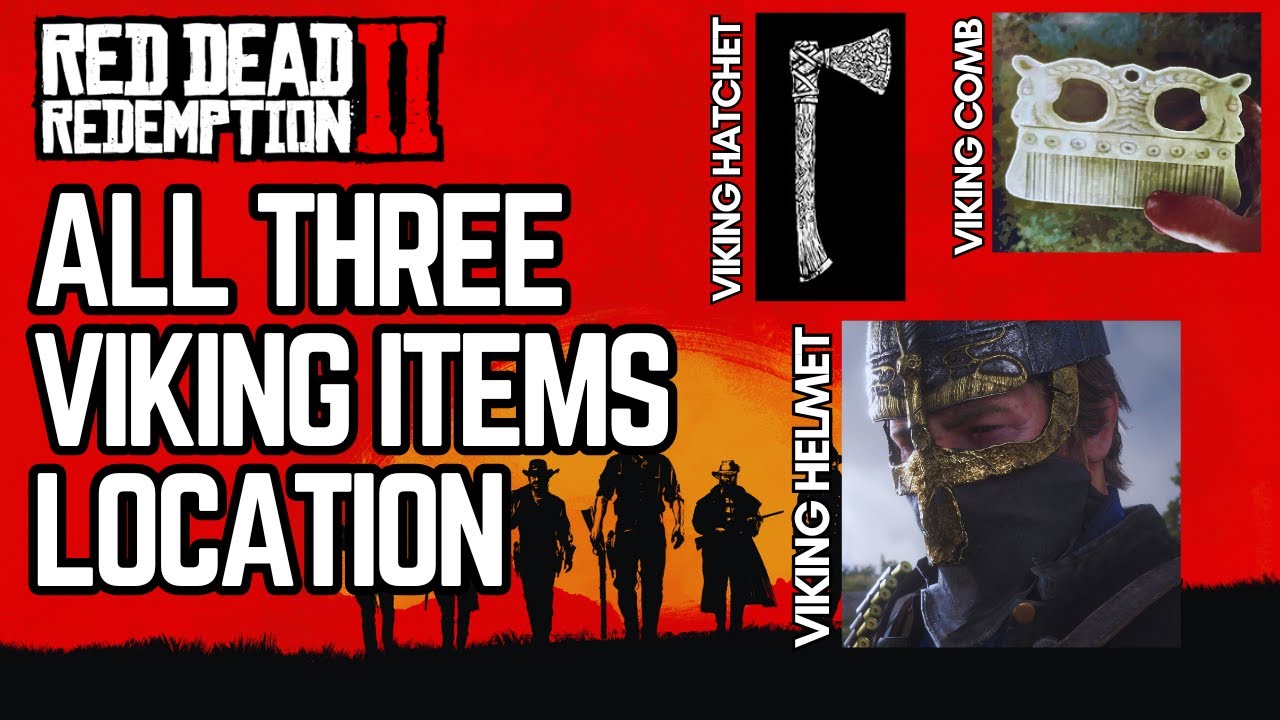 All Viking Item Locations in Red Dead Redemption 2 | Viking Helmet ...